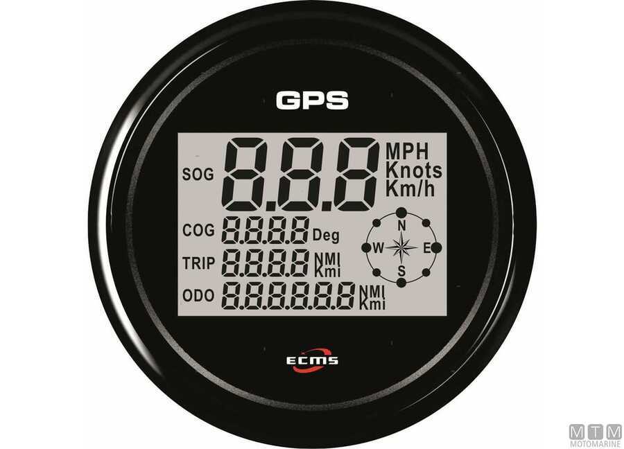 Contanodi GPS Ecms All Black - Motomarine